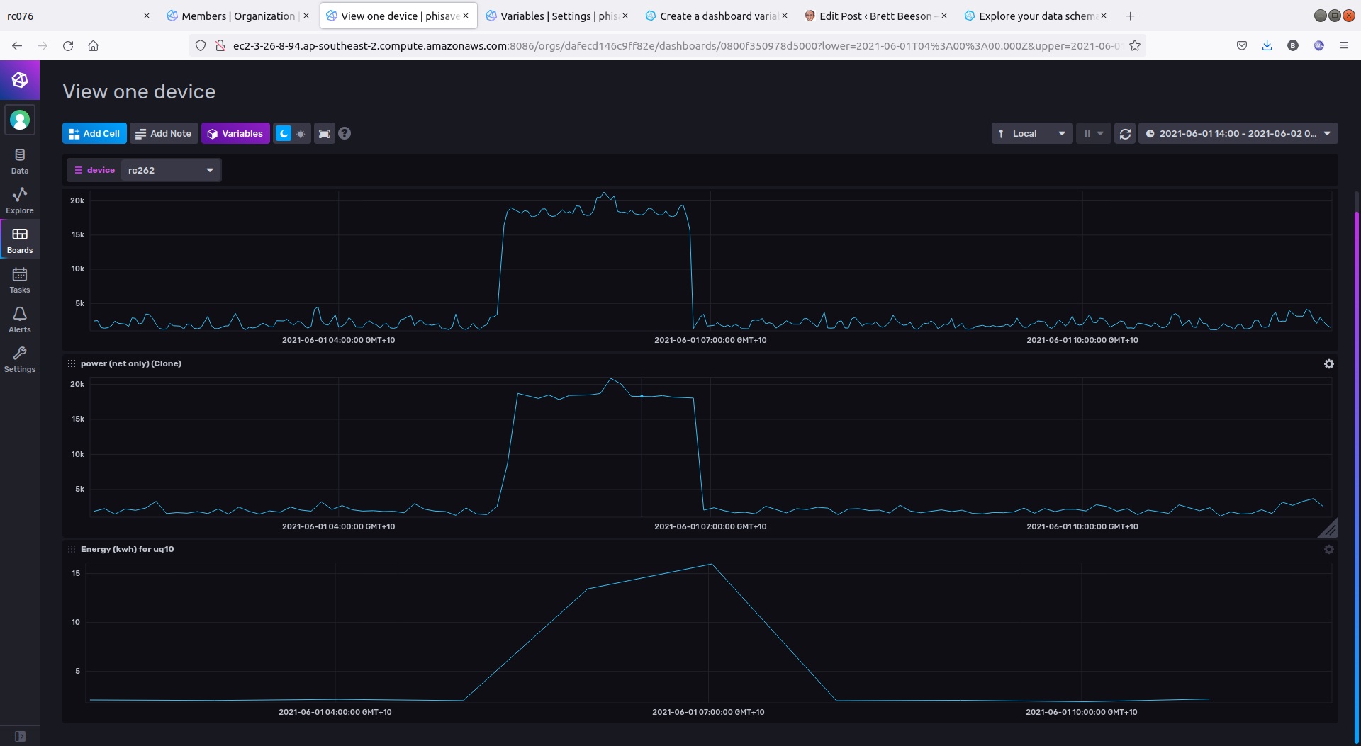 InfluxDB v2 (Flux) Setup for Energy and Power Data from Iotawatt ...
